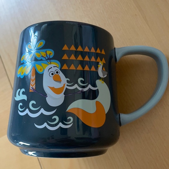 Disney | Dining | Disney Frozen Olaf Warm Hugs Mug Blue Coffee Mug ...